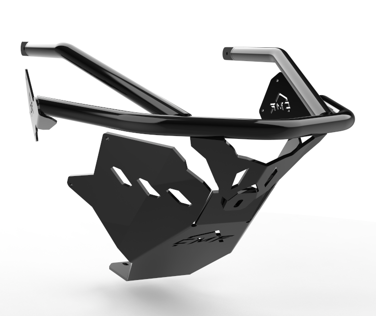 Polaris Matryx front bumper - HD skid plate – CMF fabrication